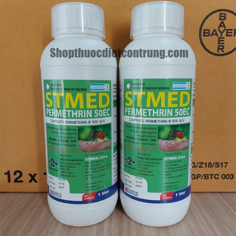 Stmed Permethrin 50EC - Thuốc diệt muỗi nhập khẩu Anh Quốc