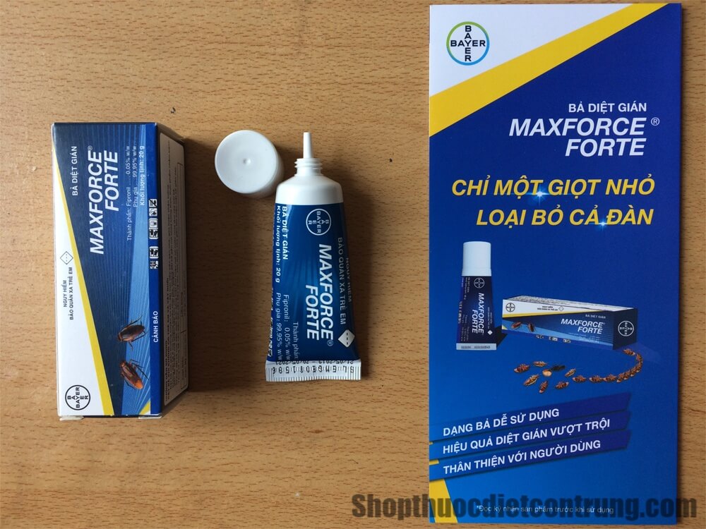 Thuốc diệt gián Maxforce Forte - Bả sinh học trừ gián tận gốc