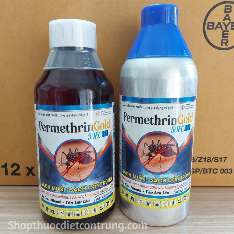 Permethrin Gold 50EC - Thuốc diệt muỗi côn trùng hiệu quả