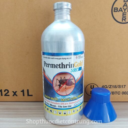Permethrin Gold 50EC - Thuốc diệt muỗi côn trùng hiệu quả