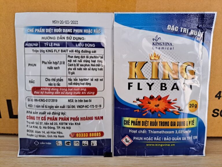 King Fly Bait - Thuốc diệt ruồi tận gốc, diệt trứng và ấu trùng